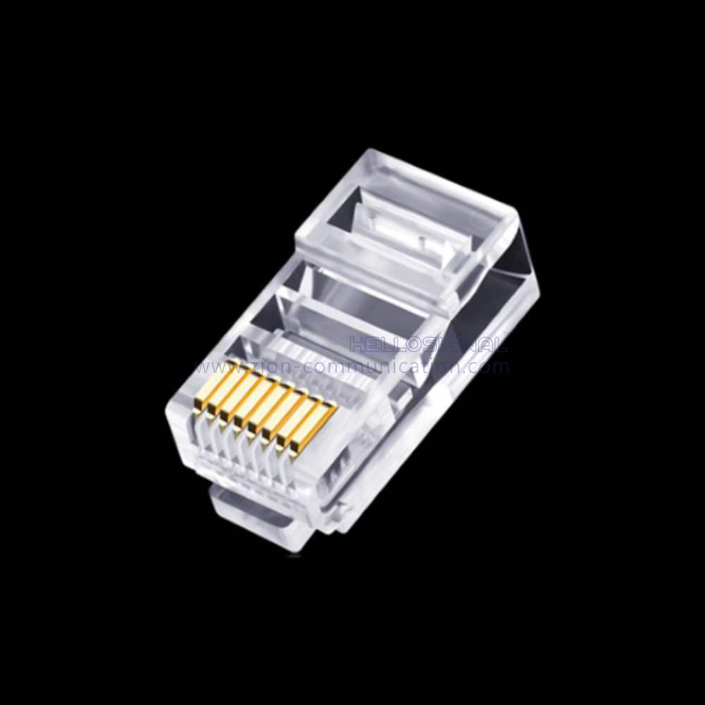 Cat5E UTP 8P8C RJ45 connector from China manufacturer - ZION COMMUNICATION