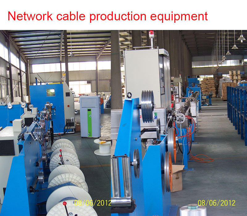 Take you to visit the Lan cable factory production department network ...