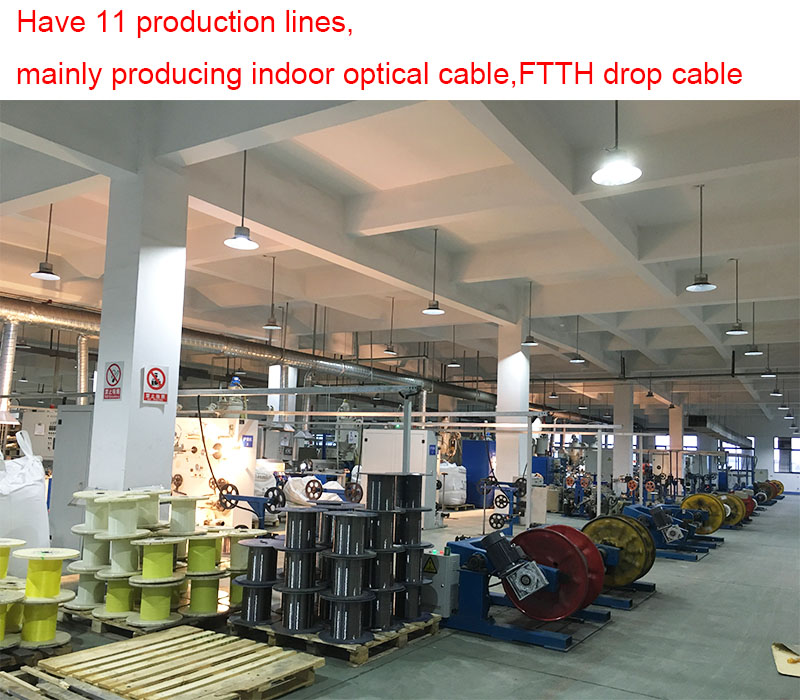 ZION Communication Chinese FTTH Drop Fiber optic cable Factory 2 - ZION ...