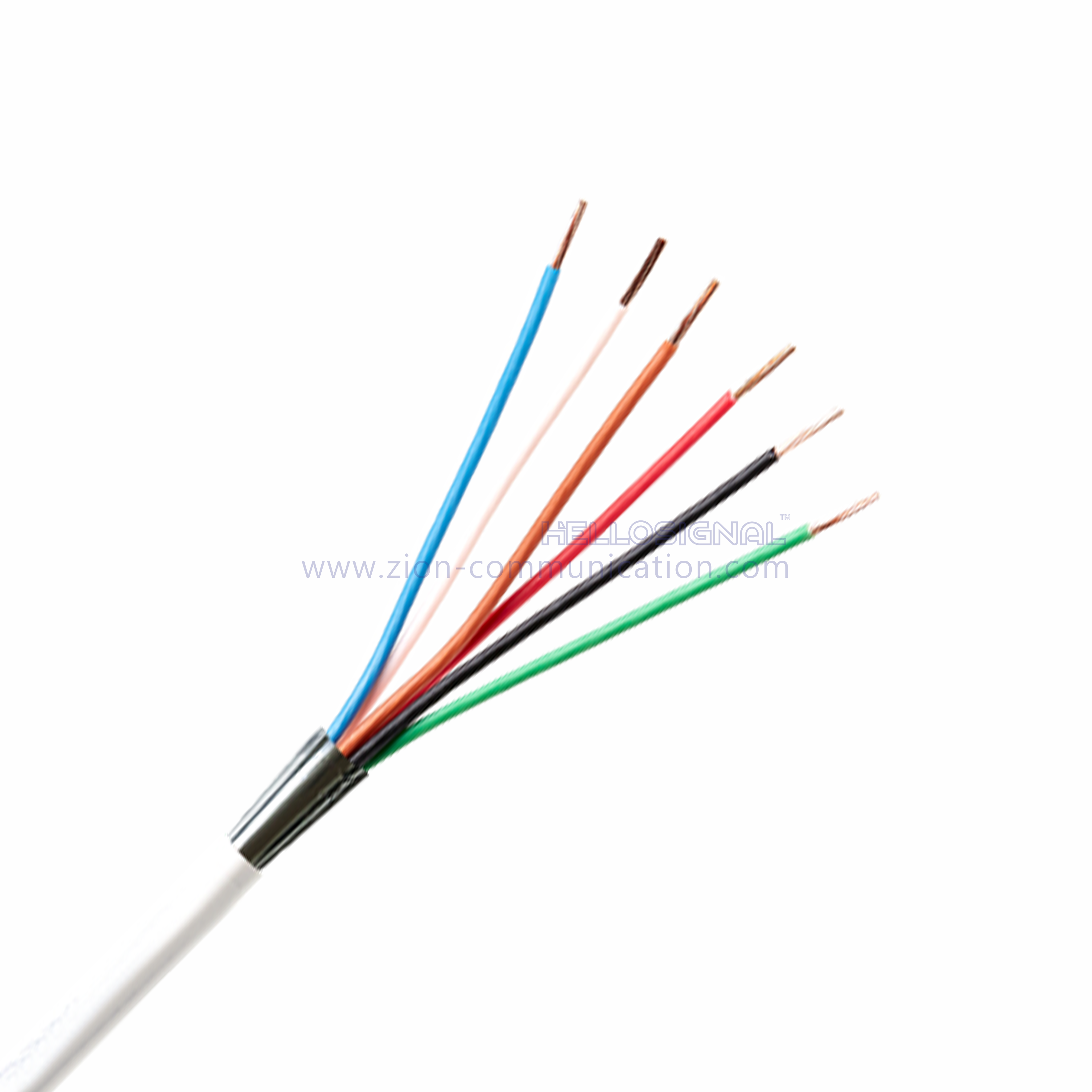 22/6 stranded shielded security alarm cable from China manufacturer ...