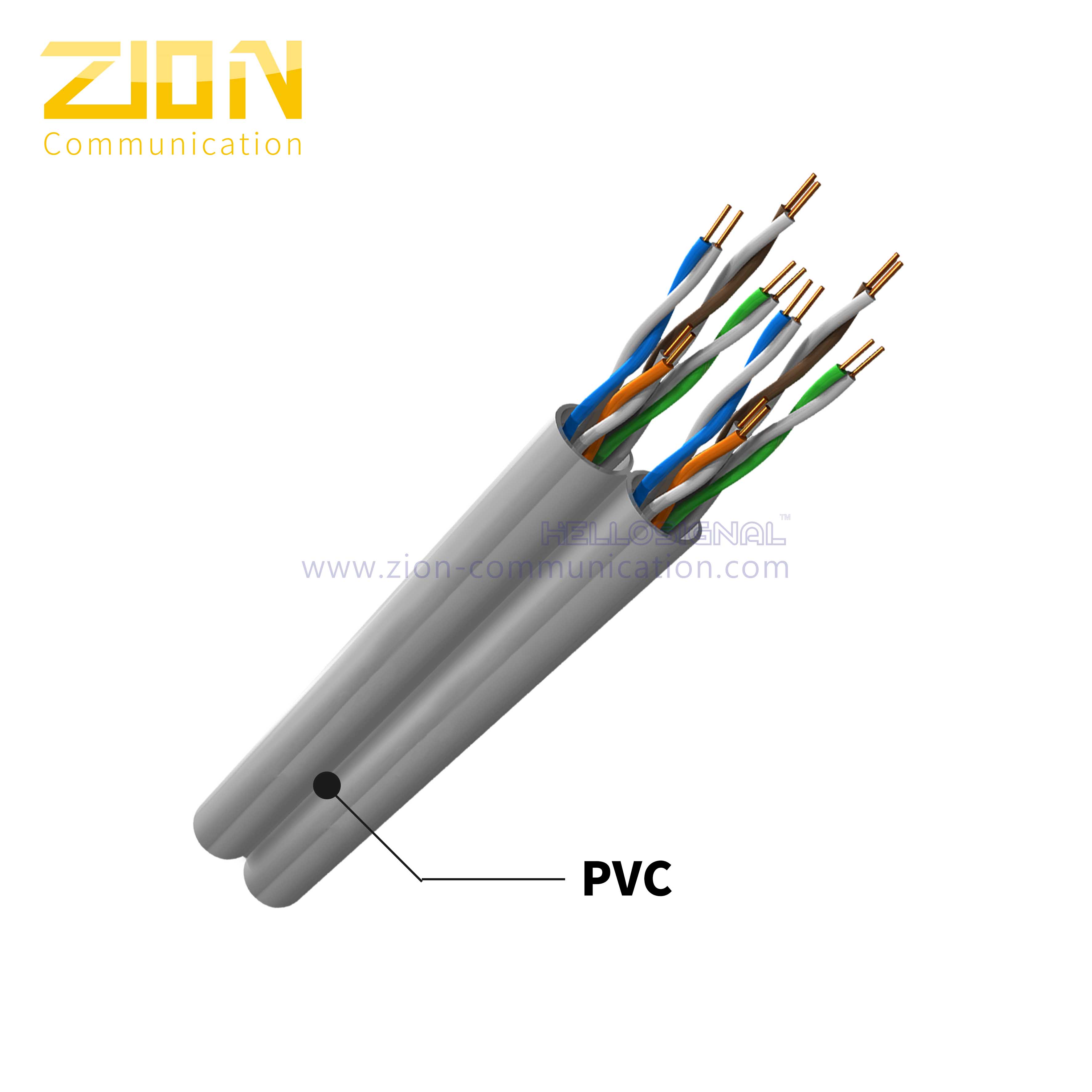 U/UTP Dual CAT 5E BC PVC CM Twisted Pair Installation Cable - Buy ...