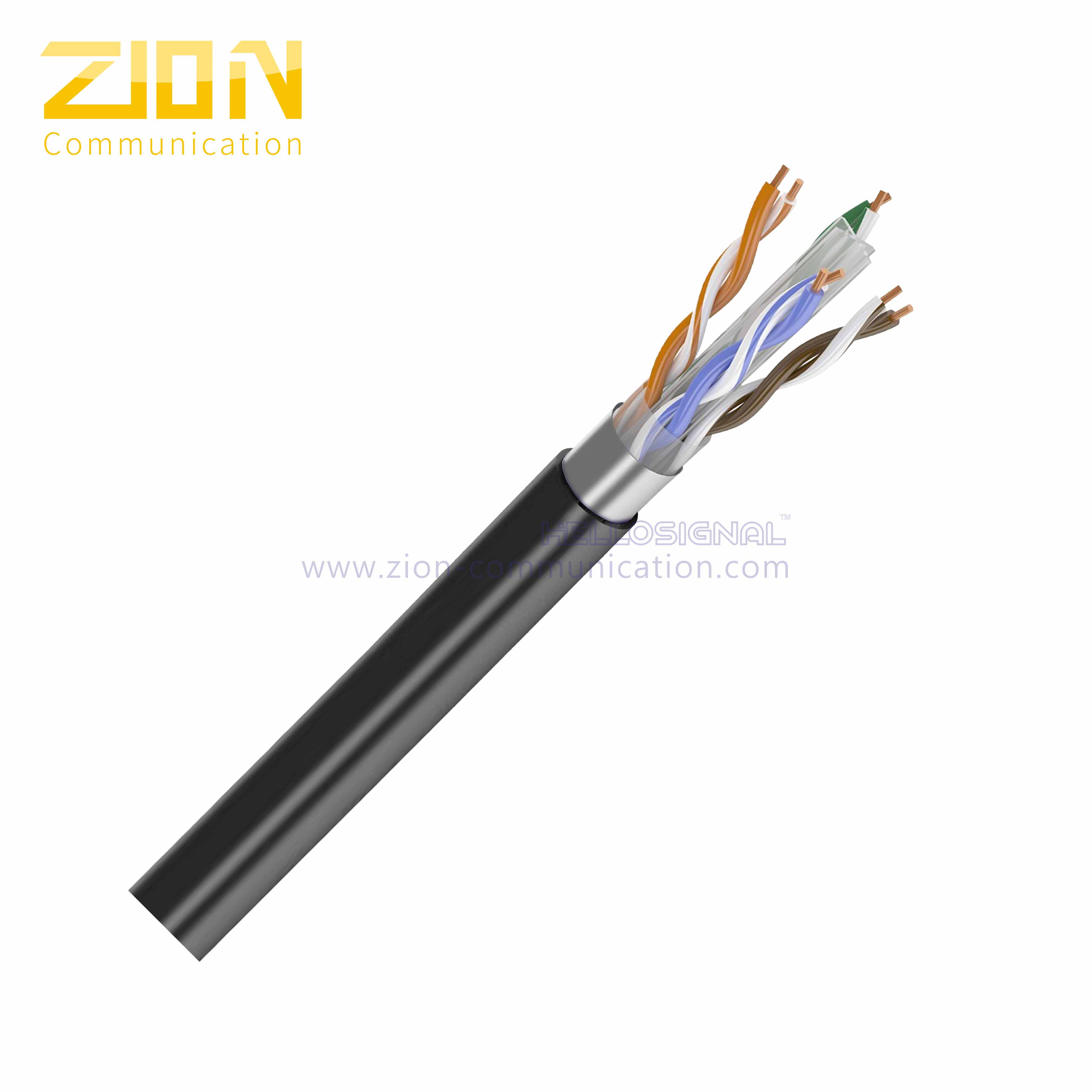 F/UTP CAT6 4PR 23AWG PE Ethernet Network Cable from China manufacturer ...