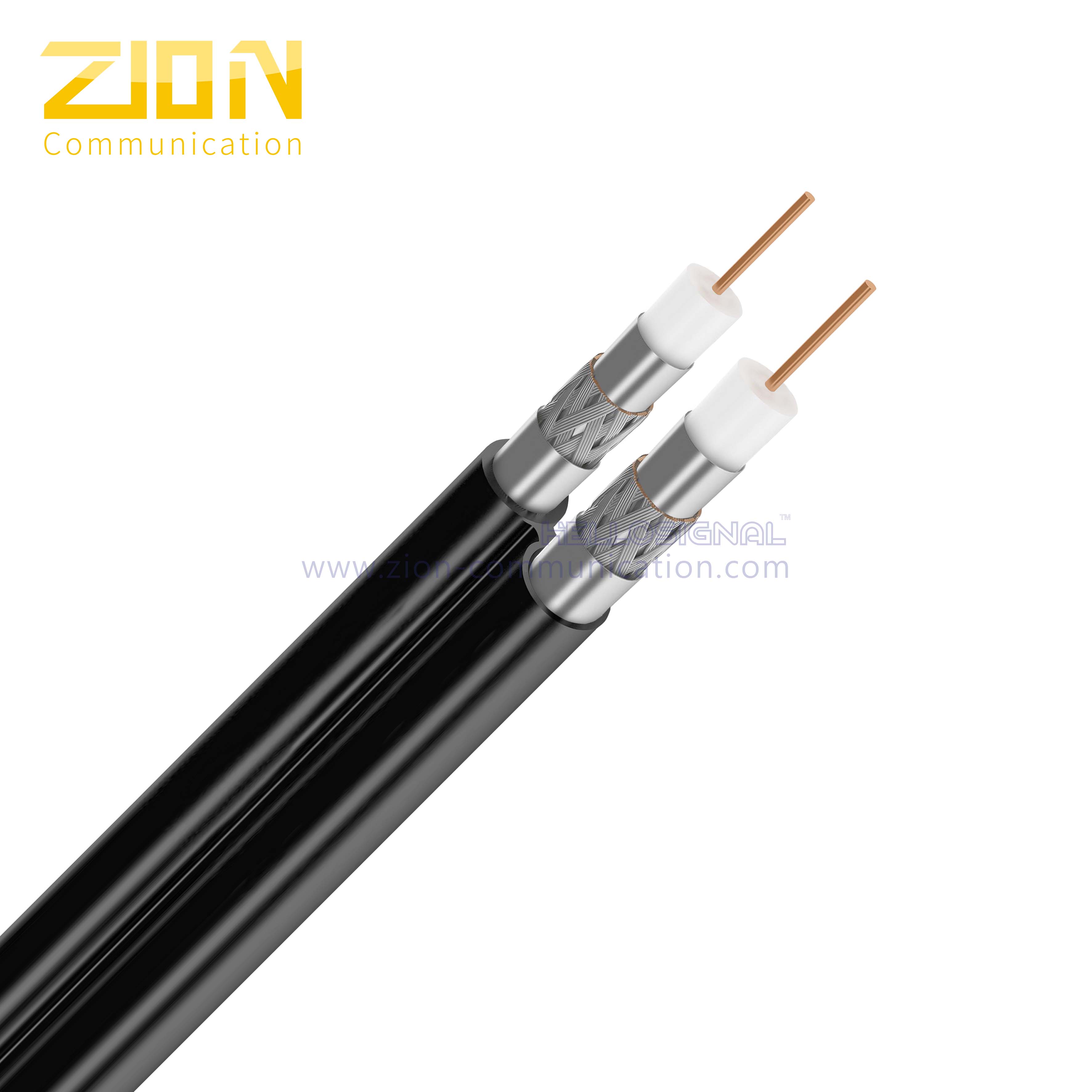 RG6 Tri Dual 77% PVC CM coaxial Cable from China manufacturer - Zion ...